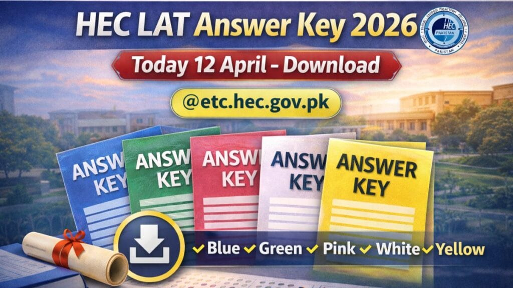HEC LAT Answer Key 2026 Today 12 April Download – @ etc.hec.gov.pk